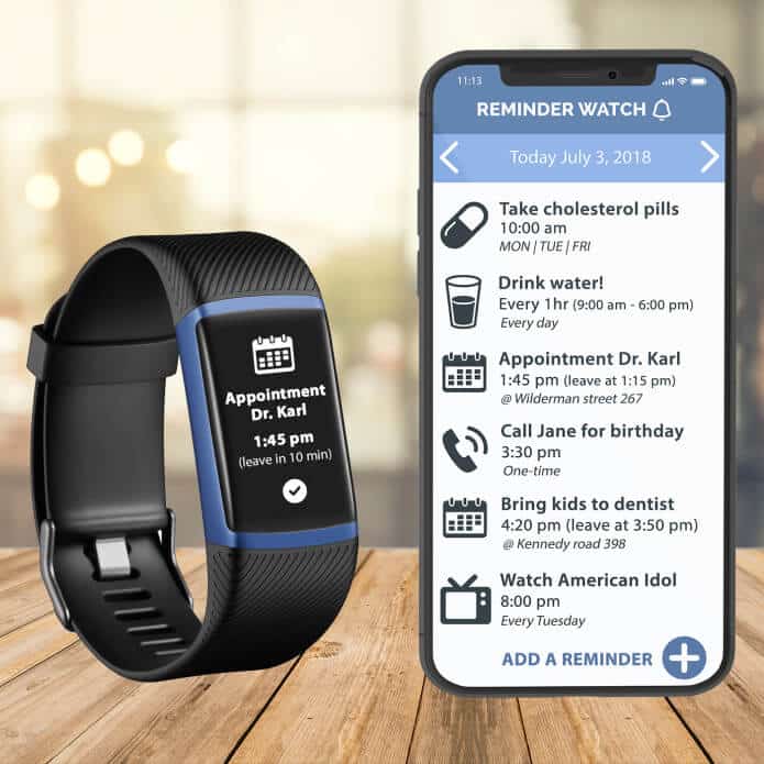 Reminder Watch mit integrierten Fitnesstracker